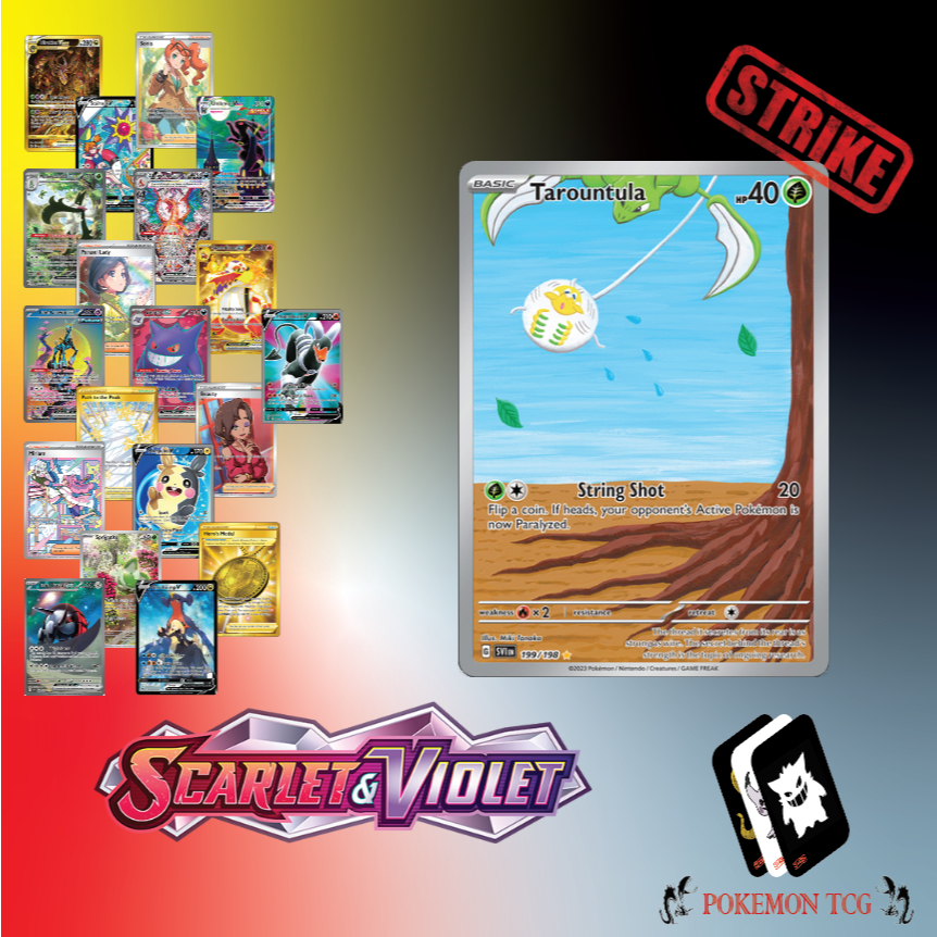 Tarountula 199/198 Illustration Rare Scarlet & Violet SV01 PTCG | Shopee Malaysia