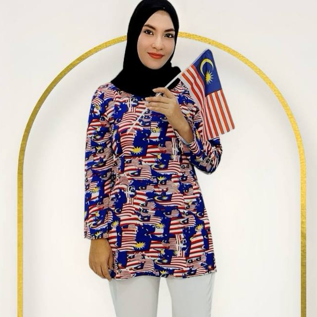 Baju Merdeka Perempuan Blouse Merdeka Murah | Shopee Malaysia