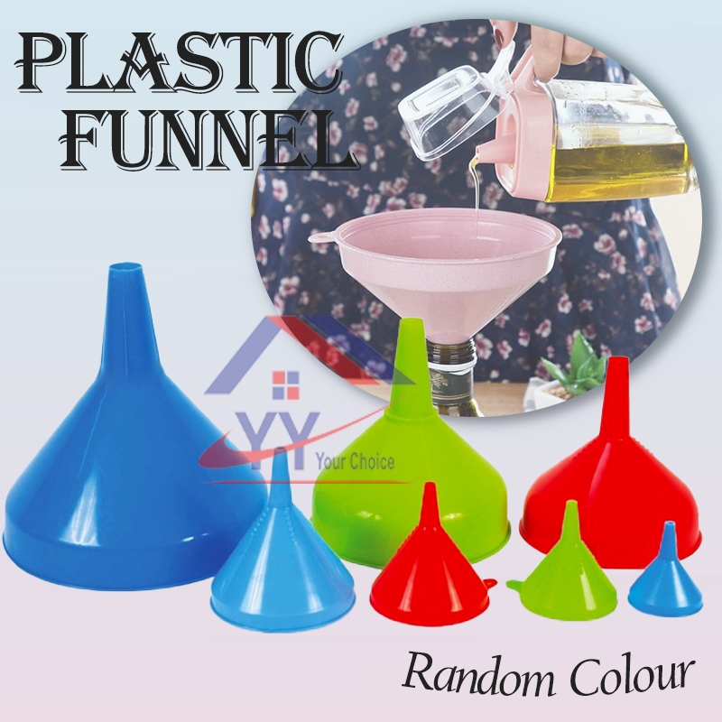 Plastic Funnel (8inch/10inch/12inch)/Oil Funnel/Transfer Liquid Water ...