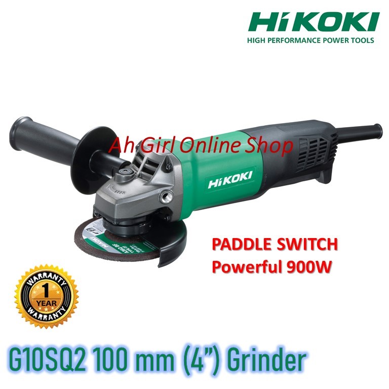 HIKOKI 100 mm (4") Disc Grinder with Paddle Switch 900W G10SQ2 | Shopee ...