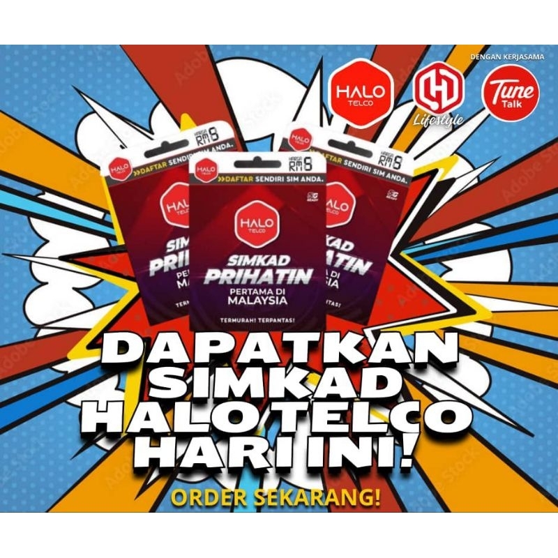 🇲🇾 SIM CARD HALOTELCO HALO GO TUNE TALK | Shopee Malaysia