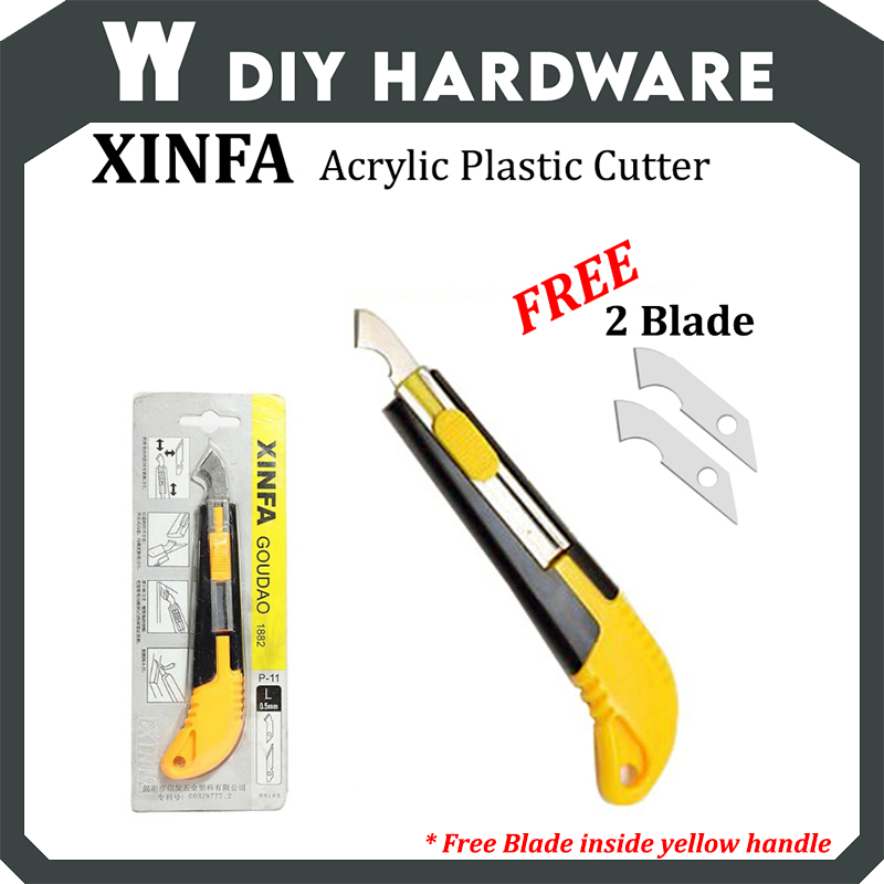 YY DiY XINFA Acrylic Plastic Cutter Scoring Knife Hook Knife Plexiglass ...