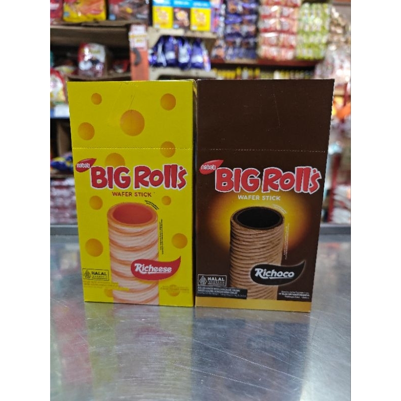 Nabati Big Roll's Wafer Stick (Cheese / Chocolate) | Shopee Malaysia