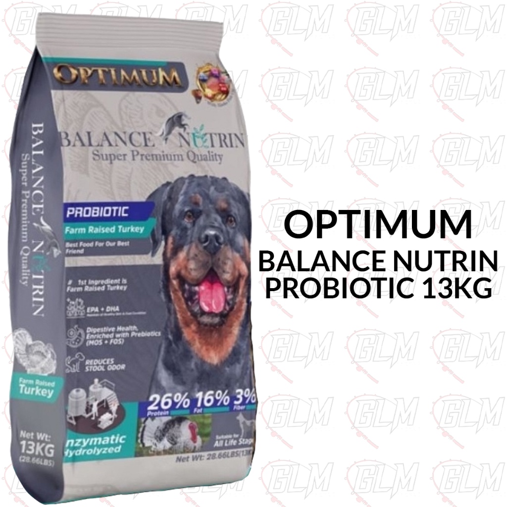 OPTIMUM BALANCED NUTRITION (13KG) SUPER PREMIUM QUALITY PROBIOTIC FARM ...