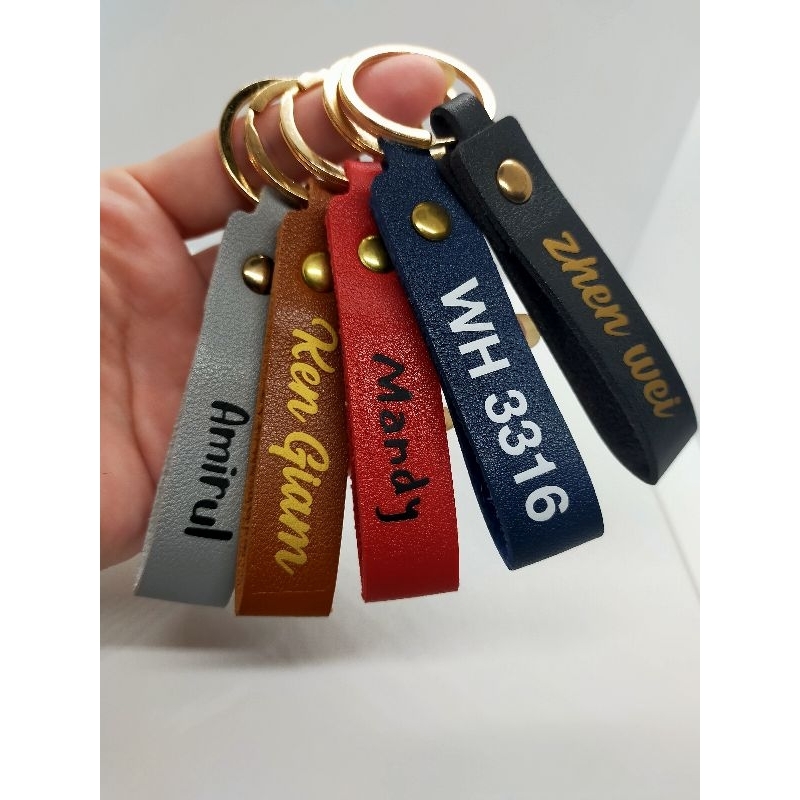 Personalized PU keychain | Shopee Malaysia
