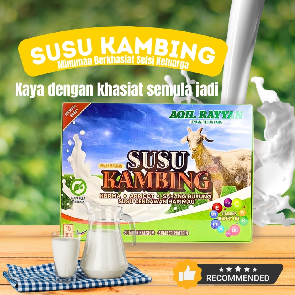 Susu kambing asli Kurma Apricot Sarang Burung Susu Cendawan Harimau ...