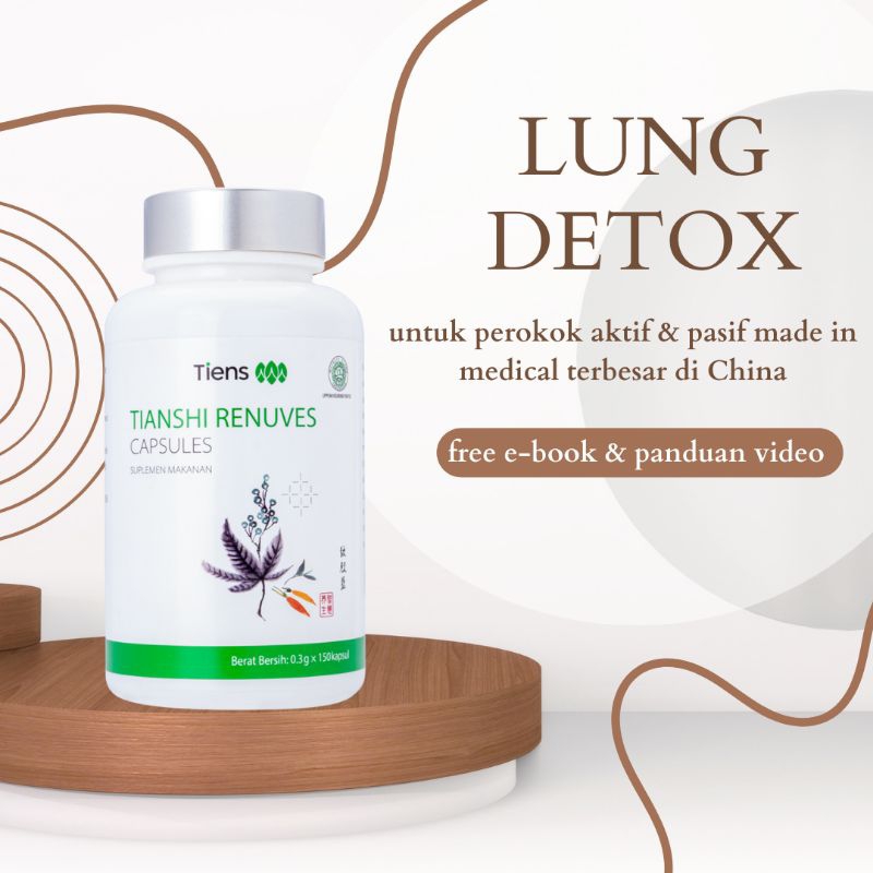 TIANSHI RENUVES UBAT AKTIF DAN PASIF MEMBERSIHKAN RACUN DALAM TUBUH ...
