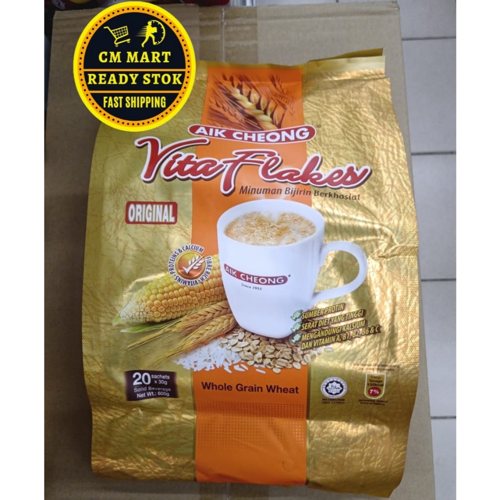 Aik Cheong Vita Flakes - Original (600g/30g x 20 Sachets) | Shopee Malaysia