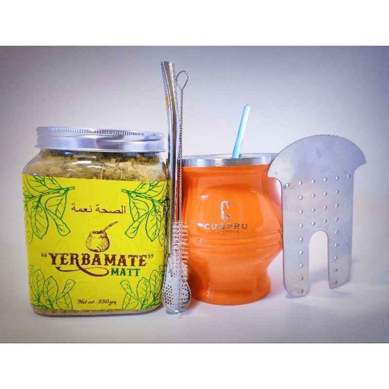 YERBA MATE TEA ORIGINAL.CAWAN MATE / SET YERBAMATE STROW DAN MATE DAN ...