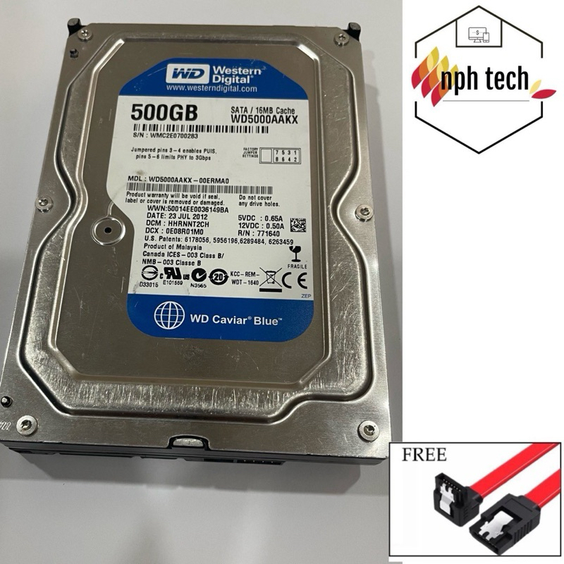 *USED* [100% Health] Desktop Hard Disk ~1TB/500GB/250GB~ 3.5" HDD ...