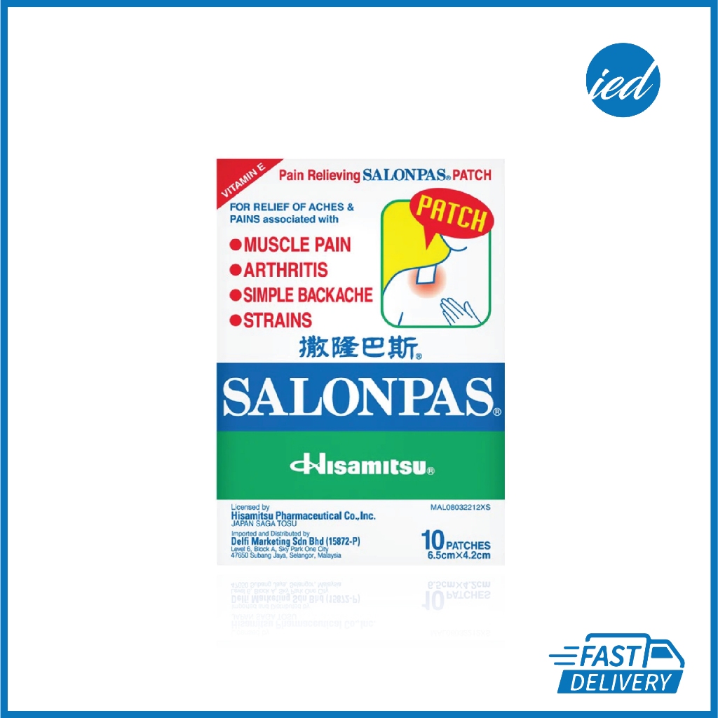 SALONPAS PATCH (10‘s patches) | Shopee Malaysia
