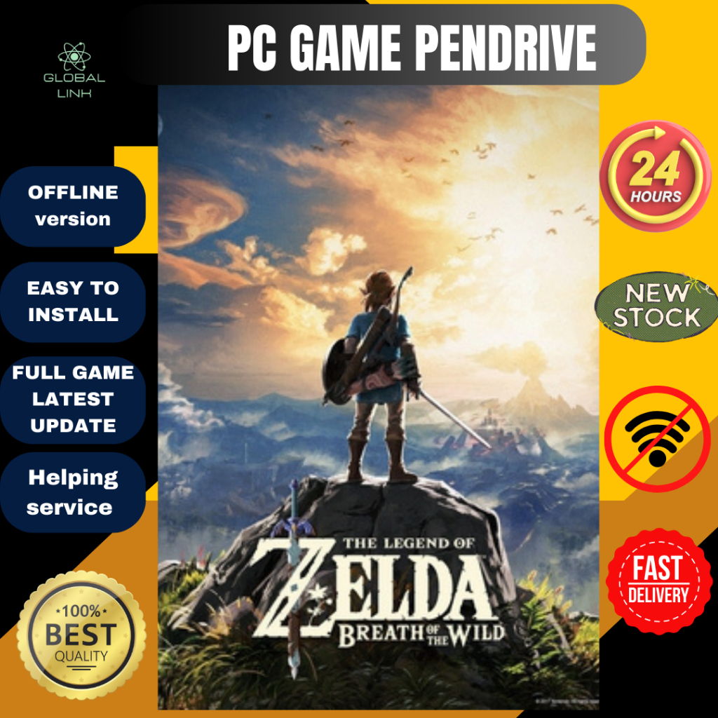 [ PC Game ] The Legend of Zelda: Breath of the Wild (v1.5.0 + All DLCs) - Offline [ Pendrive 32 ...