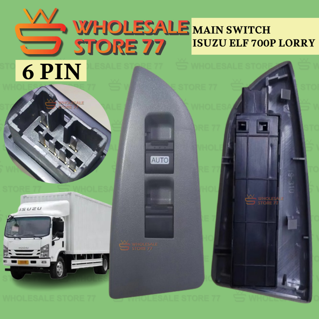 READY STOCK | MAIN SWITCH ISUZU ELF 700P LORRY POWER WINDOW MASTER ...