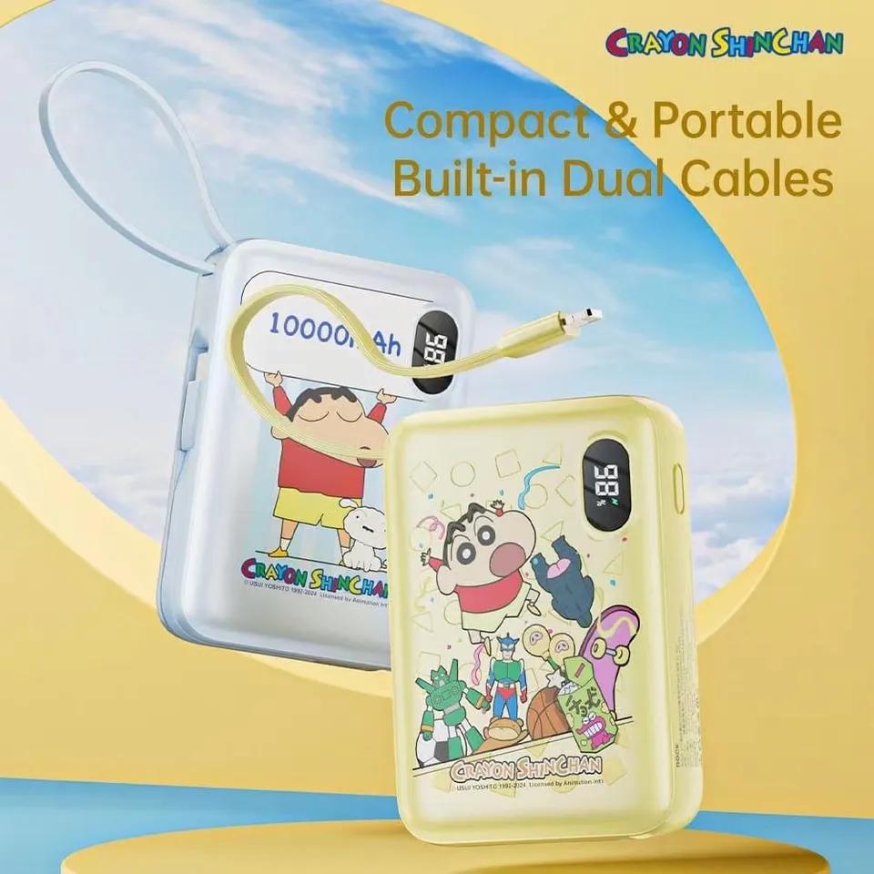 Crayon Shin Chan Charge Fast Charger Bank 10000mAh | Shopee Malaysia
