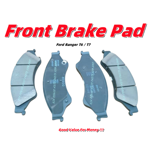 【FRONT BRAKE PAD】FORD RANGER T6 / T7 FRONT BRAKE PAD | Shopee Malaysia