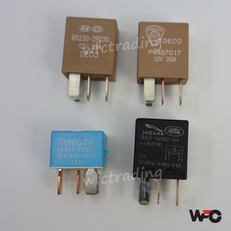 Original 4pin Relay 12v Proton Jaguar Denso Deco Lamp Relay Fan Relay ...
