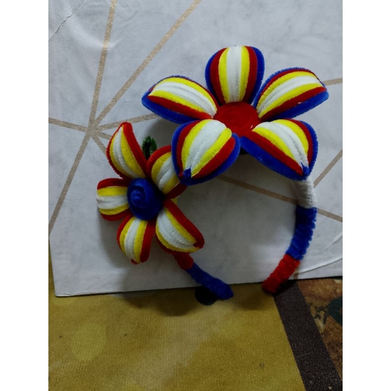 cekak rambut tema merdeka dari chenille stem /dawai blulu/pipecleaner ...