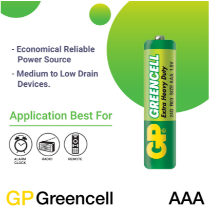 GP GREENCELL Extra Heavy Duty Battery AA & AAA | Shopee Malaysia