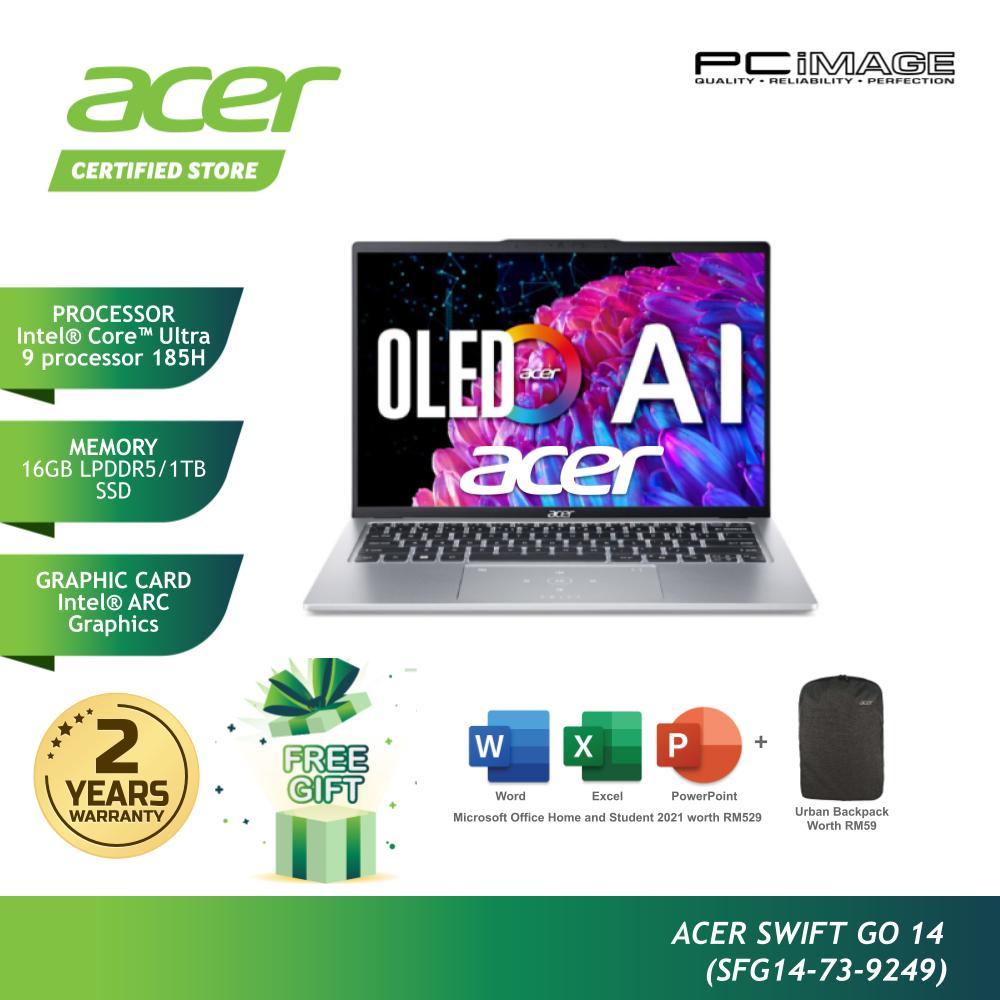 ACER SWIFT GO 14 SFG14-73-9249 INTEL® CORE™ ULTRA 9 PROCESSOR 185H/16GB ...