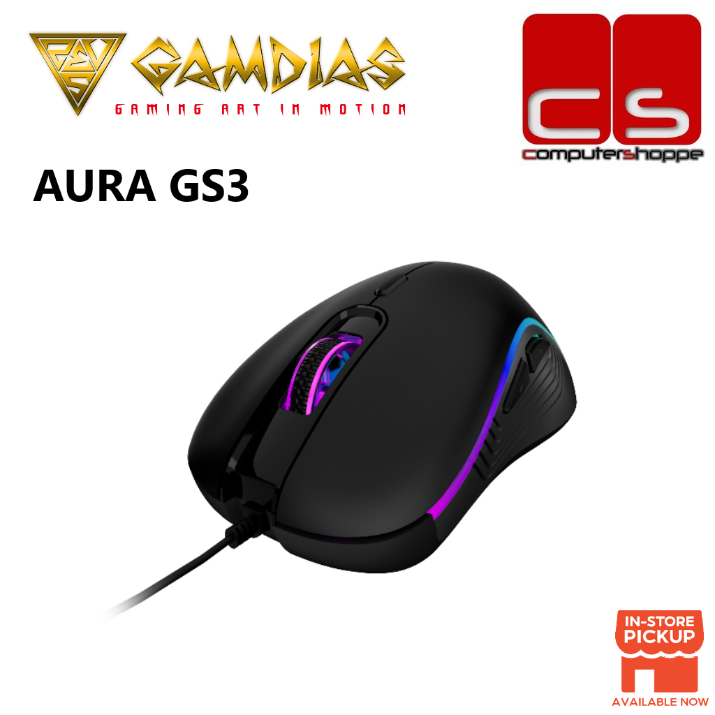 Gamdias Aura GS3 Multicolor Gaming Mouse | Shopee Malaysia