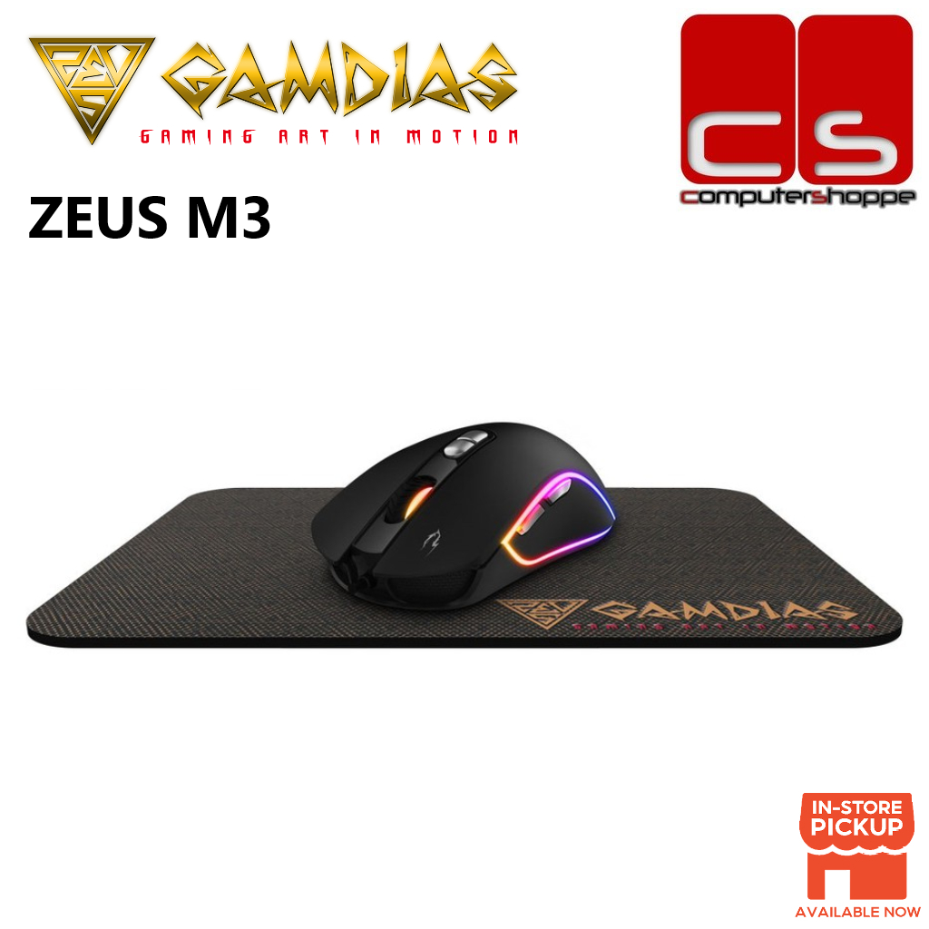 Gamdias Zeus M3 RGB Optical Mouse | Shopee Malaysia