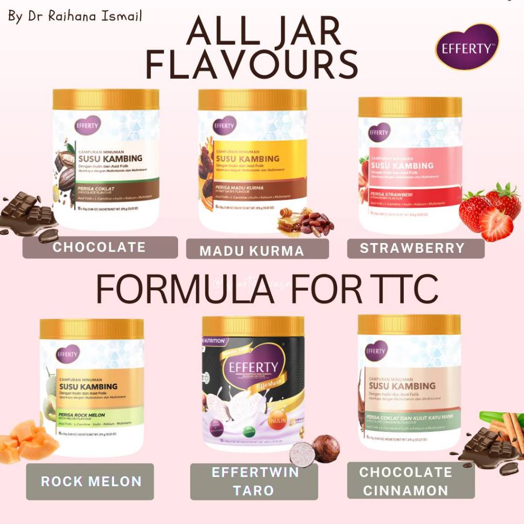 ALL FLAVOUR TTC EFFERTY MINUMAN CAMPURAN SUSU KAMBING, VITAMIN, DAN ...