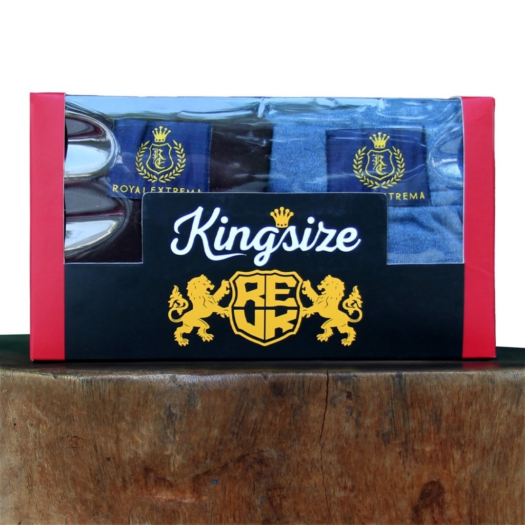 ROYAL EXTREMA Lelaki Saiz Besar Boxer 2 dalam 1 Interlock Boxer ...
