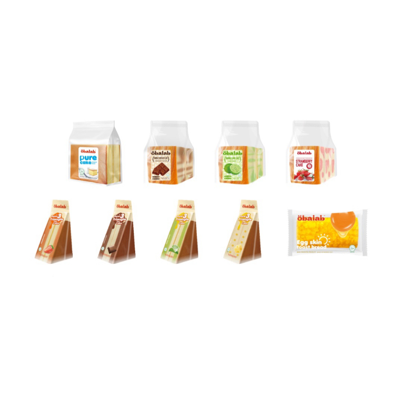 🔥KEK VIRAL🔥 Obalab Pure Trianle Cake Original / Chocolate / Strawberry ...