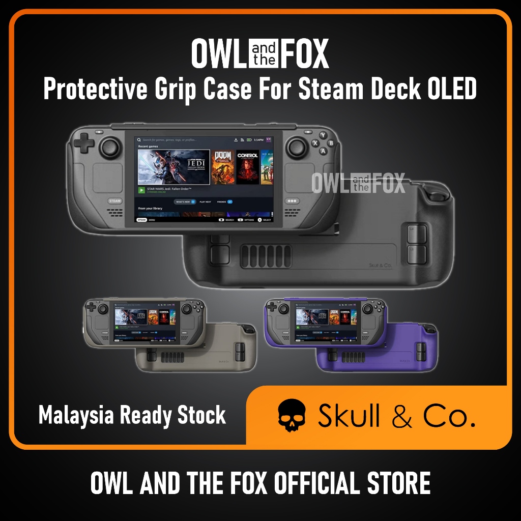 Skull & Co Steam Deck Grip Case Gripcase Protective Cover | Shopee Malaysia