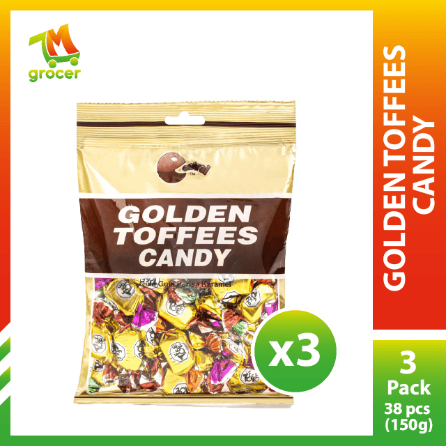 GOLDEN TOFFEES CANDY (PACK)(3 x 150g) | Shopee Malaysia