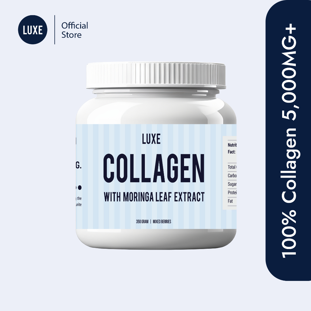 LUXE's Collagen with Moringa Leaf Extract (350g) | Mixed Berries ...