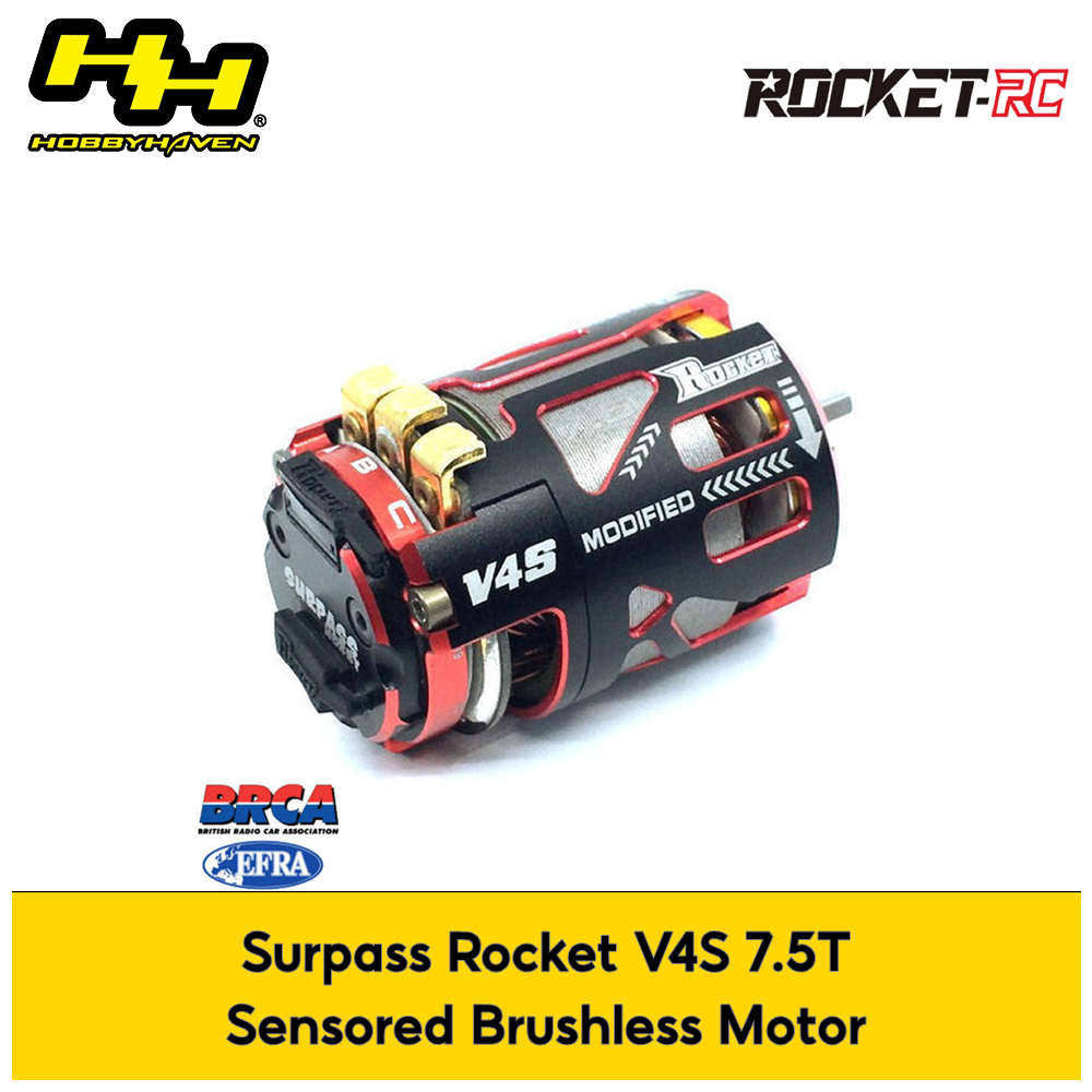 Surpass Rocket V4S Modified Sensored Brushless Motor for remote control ...