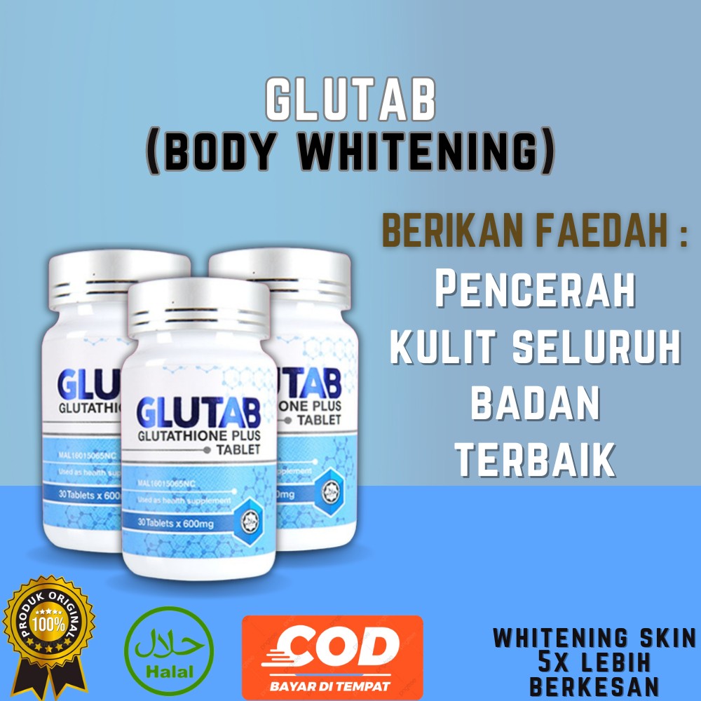 Glutab ubat putih seluruh badan lulus kkm collagen supplement ...