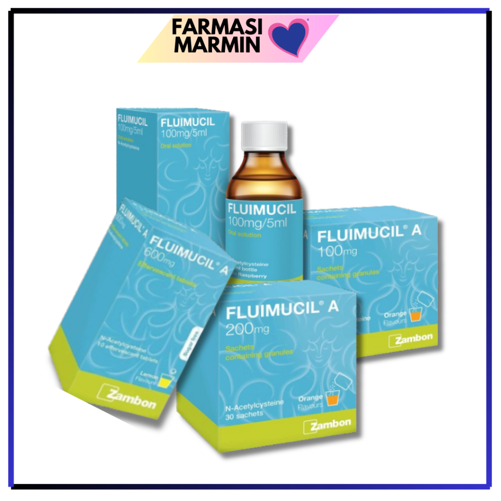 FLUIMUCIL A 200MG/100MG/600MG / ORAL SOLUTION 100ML | Shopee Malaysia