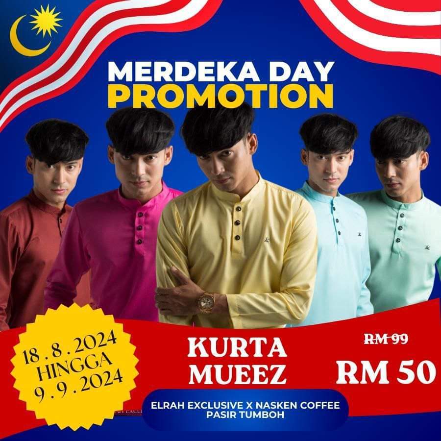 KURTA MUEEZ BY ELRAH EXCLUSIVE PART 3(15COLOR) | Shopee Malaysia