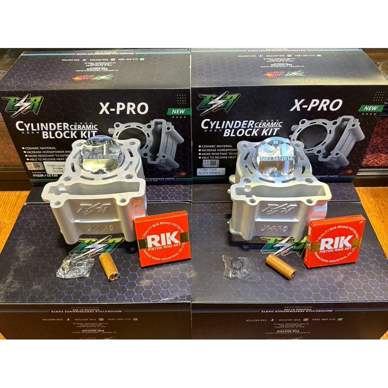 ESR MOTOR CERAMIC RACING BLOCK X-PRO FOR Y15/LC/Y16NVX | Shopee Malaysia