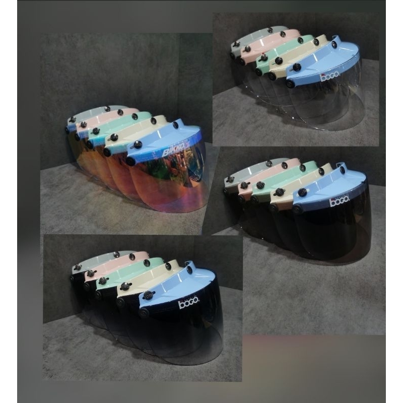 BOGO VISOR CAP WRNA PASTEL MHR MHR3 MS88 SGV HELMET | Shopee Malaysia