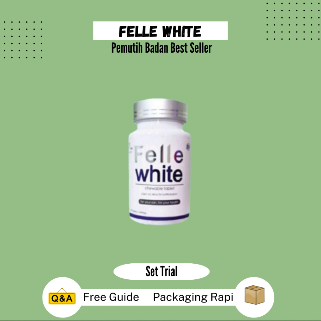 🔥HOT Promo🔥Promo Felle White Original Hq Supplement Pemutih Seluruh ...