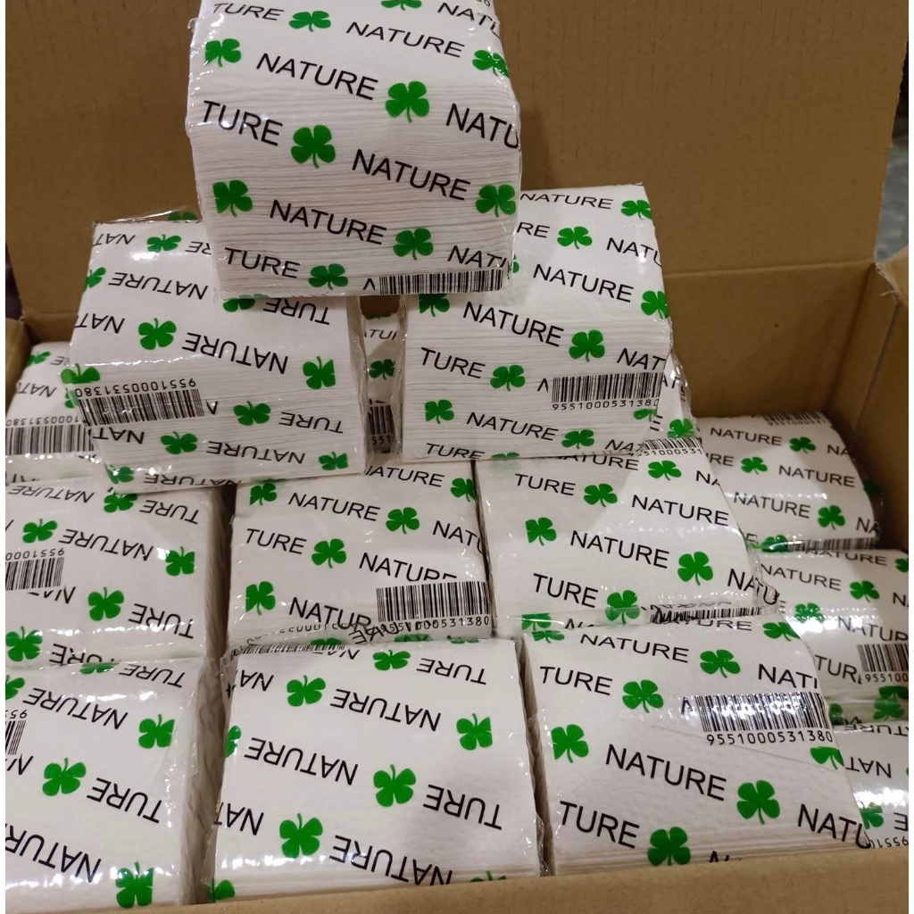 Nature Green Premium Pop Up Tissue/Tisu Pop Up/Hygiene Tissues Embossed ...