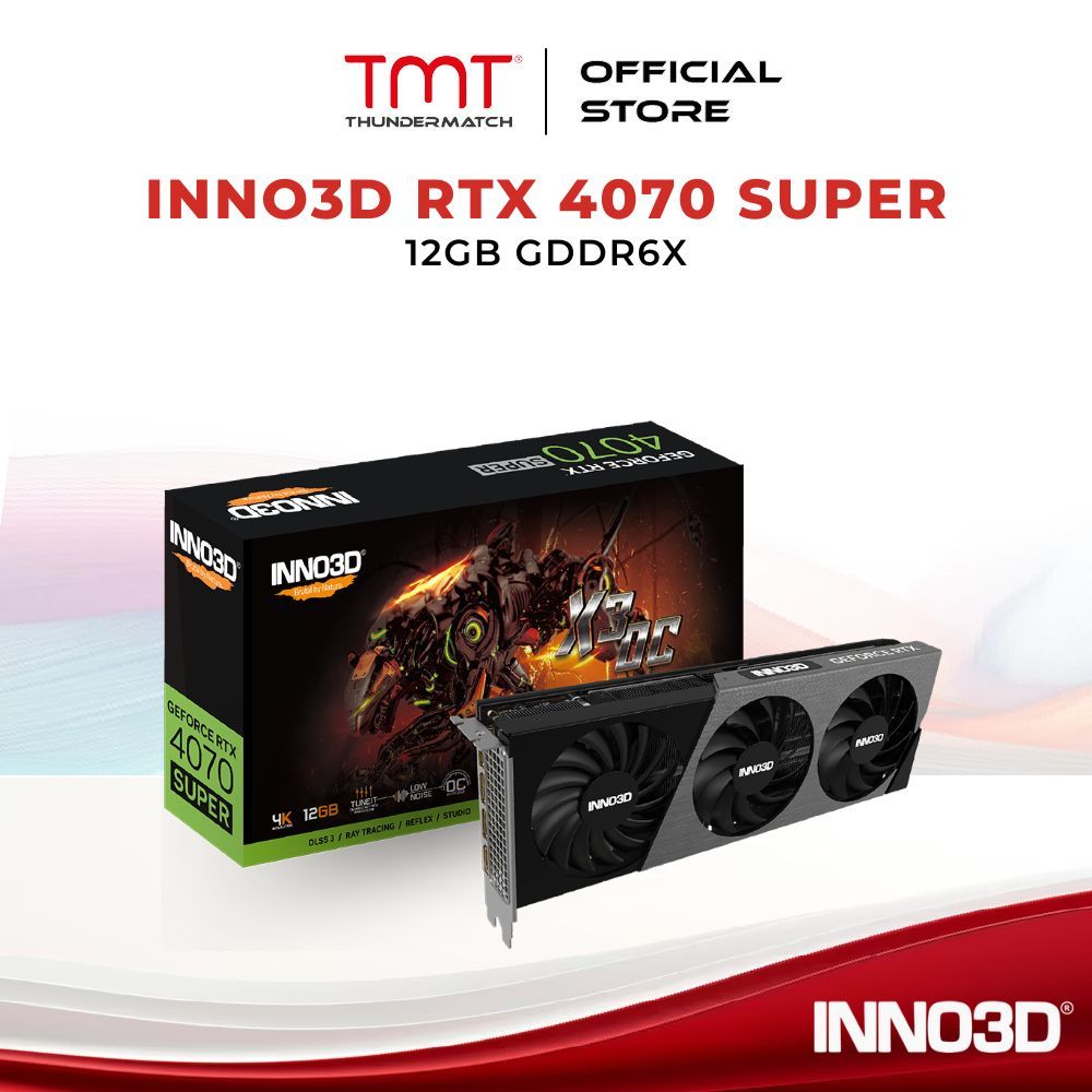 INNO3D GeForce RTX 4070 SUPER TWIN X2 / SUPER X3 OC / SUPER iCHILL X3 ...