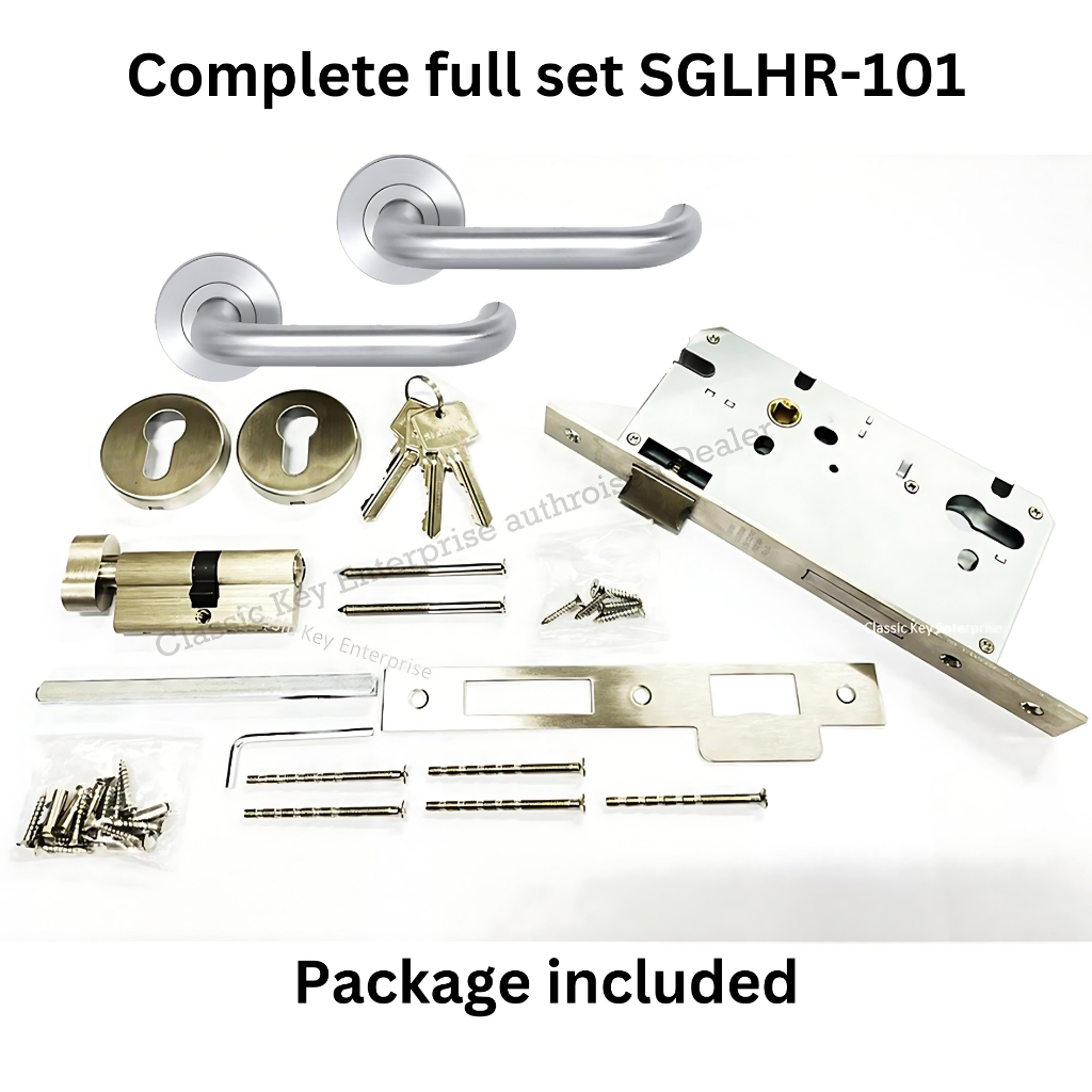 St Guchi mortise door lock lever handle SGLH-101 SIRIM Approved ...