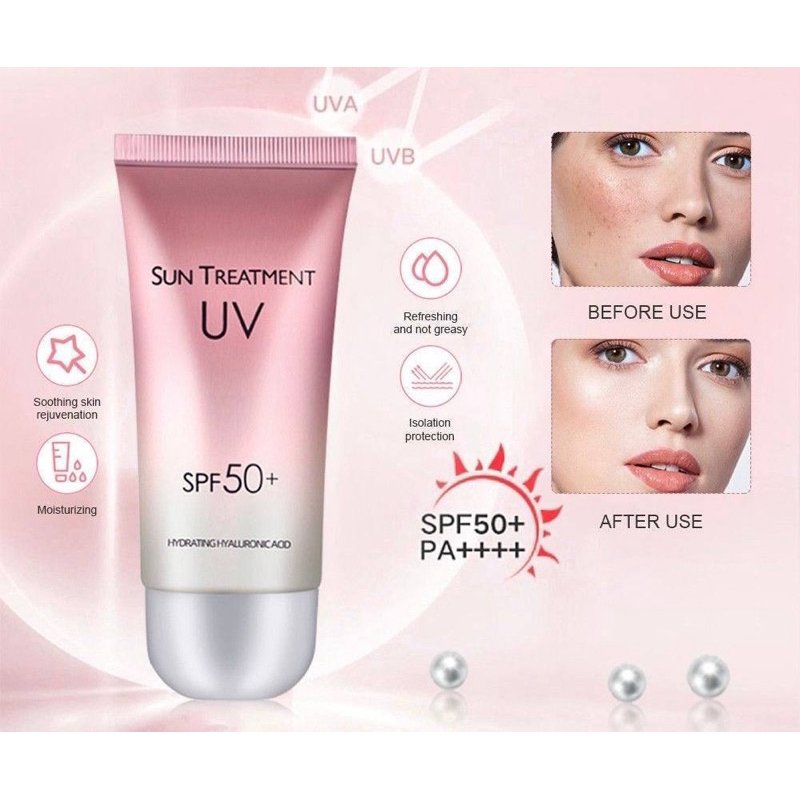 Sunscreen cream pelindung matahari anti sinaran uv Melindungi kulit ...