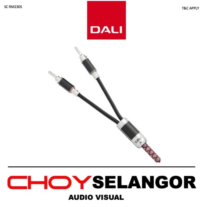 Dali Connect SC RM230S Speaker Cables 3M Pair (Terminated) Made in ...