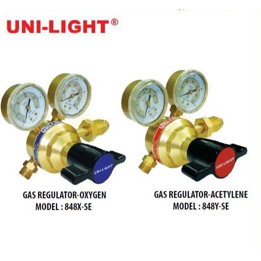 UNI-LIGHT OXYGEN REGULATOR 848X-SE ACETYLENE REGULATOR 848Y-SE FLOW ...