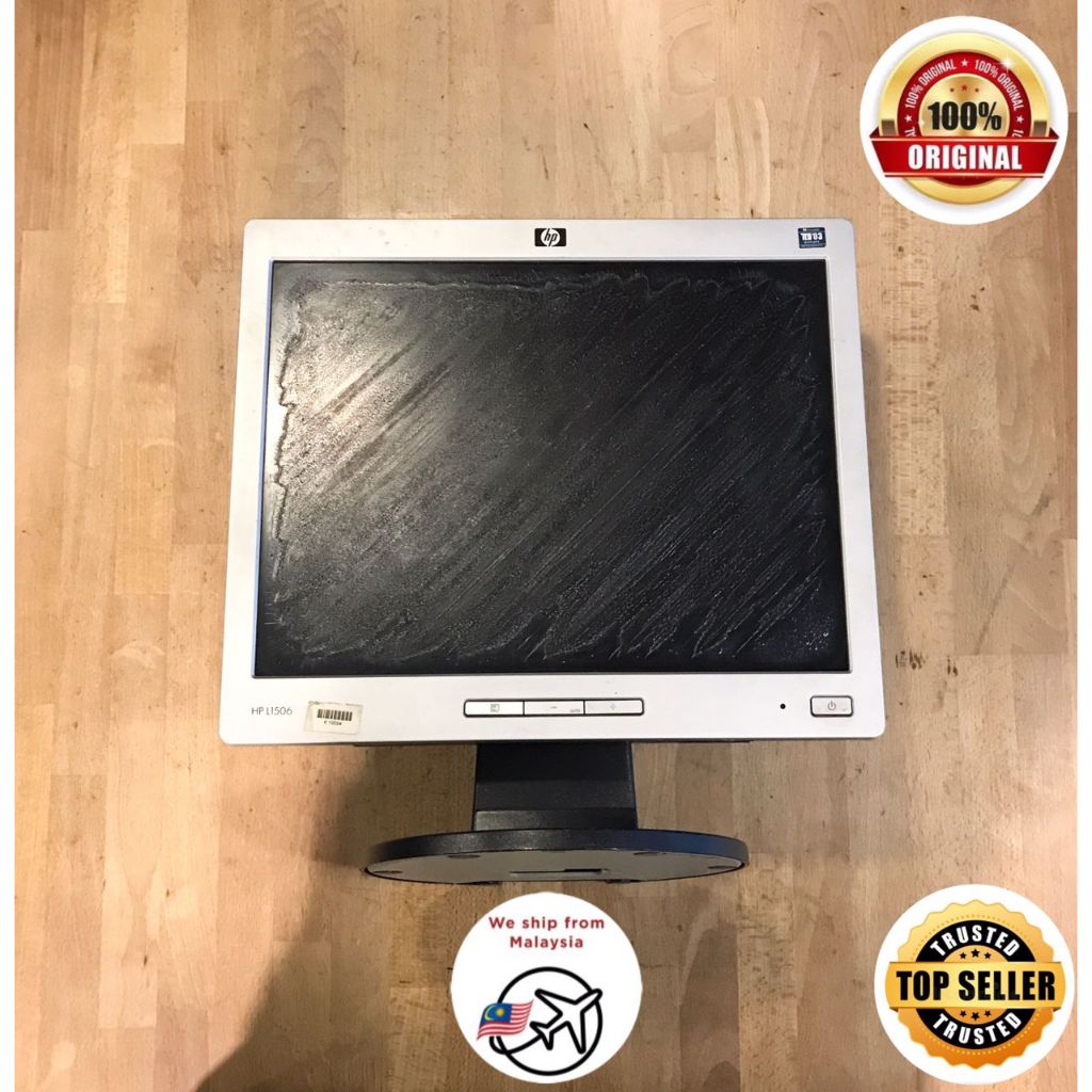 HP L1506 15" Monitor For Display Or Parts Unit Only | Shopee Malaysia