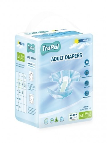 Trupal Adult Diapers M10: Selamat dan Selesa (Saiz Unisex: 95-125cm ...