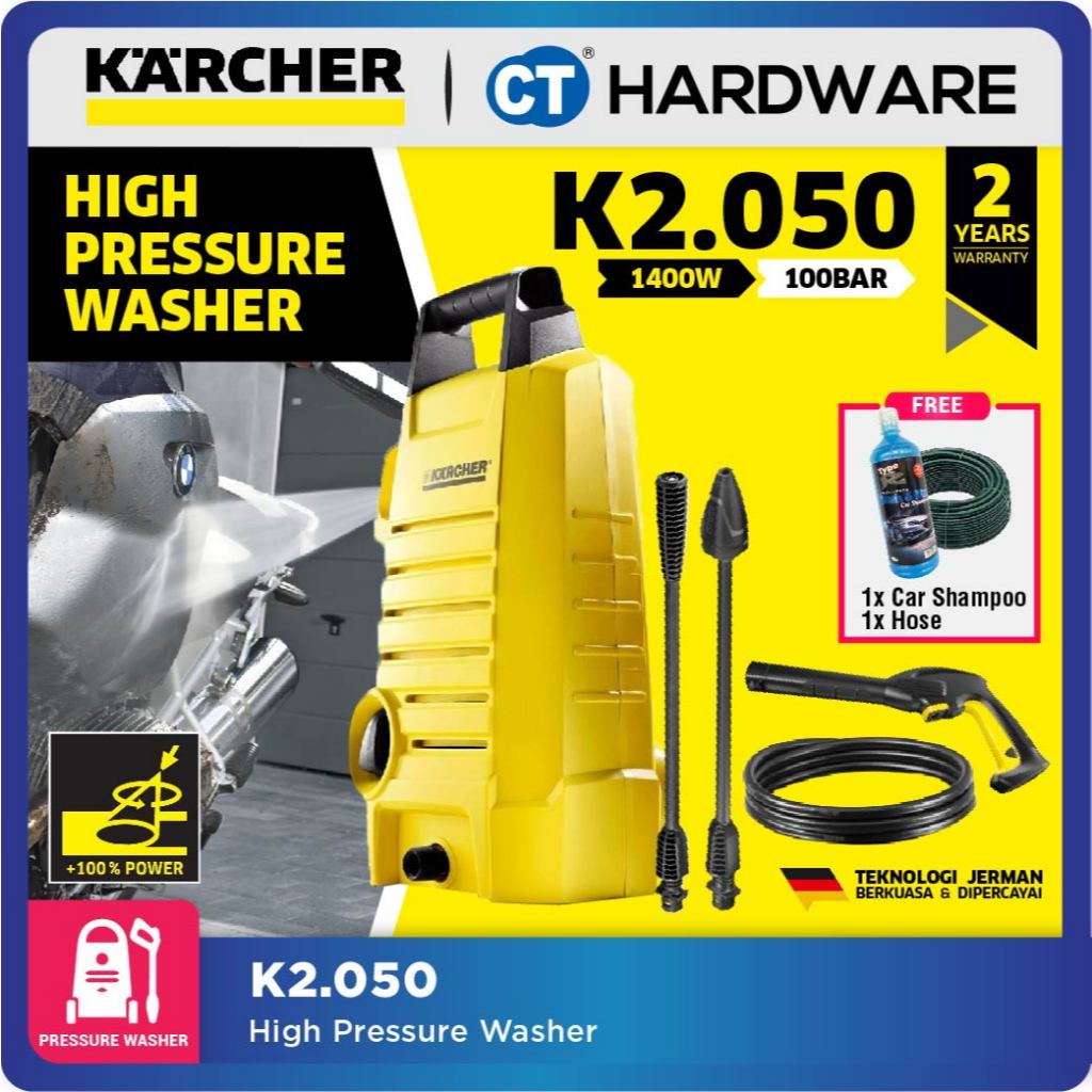 Karcher K2050 K2360 K2HR K3HR High Pressure Cleaner Carbon Motor Series Water Jet Power Wash ...