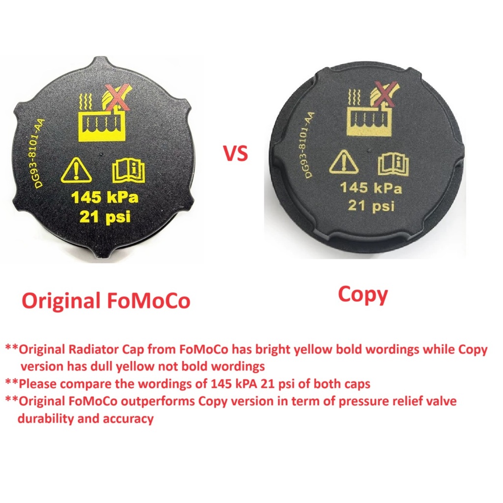 [NEW DESIGN] Coolant Expansion Tank Radiator Cap for Ford Focus Fiesta ...