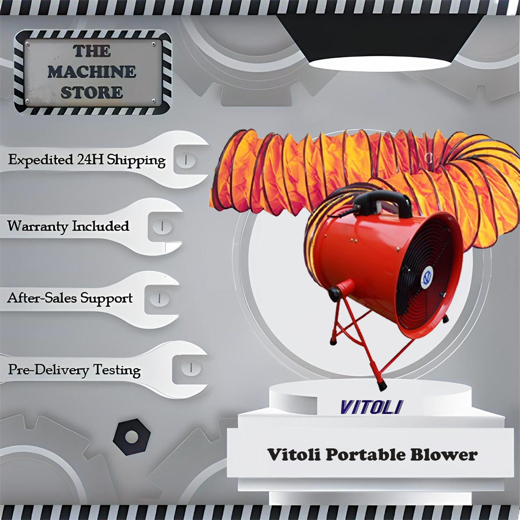 Vitoli Portable Blower(12") SJ-S30 with stand Manhole Ventilation Fan ...