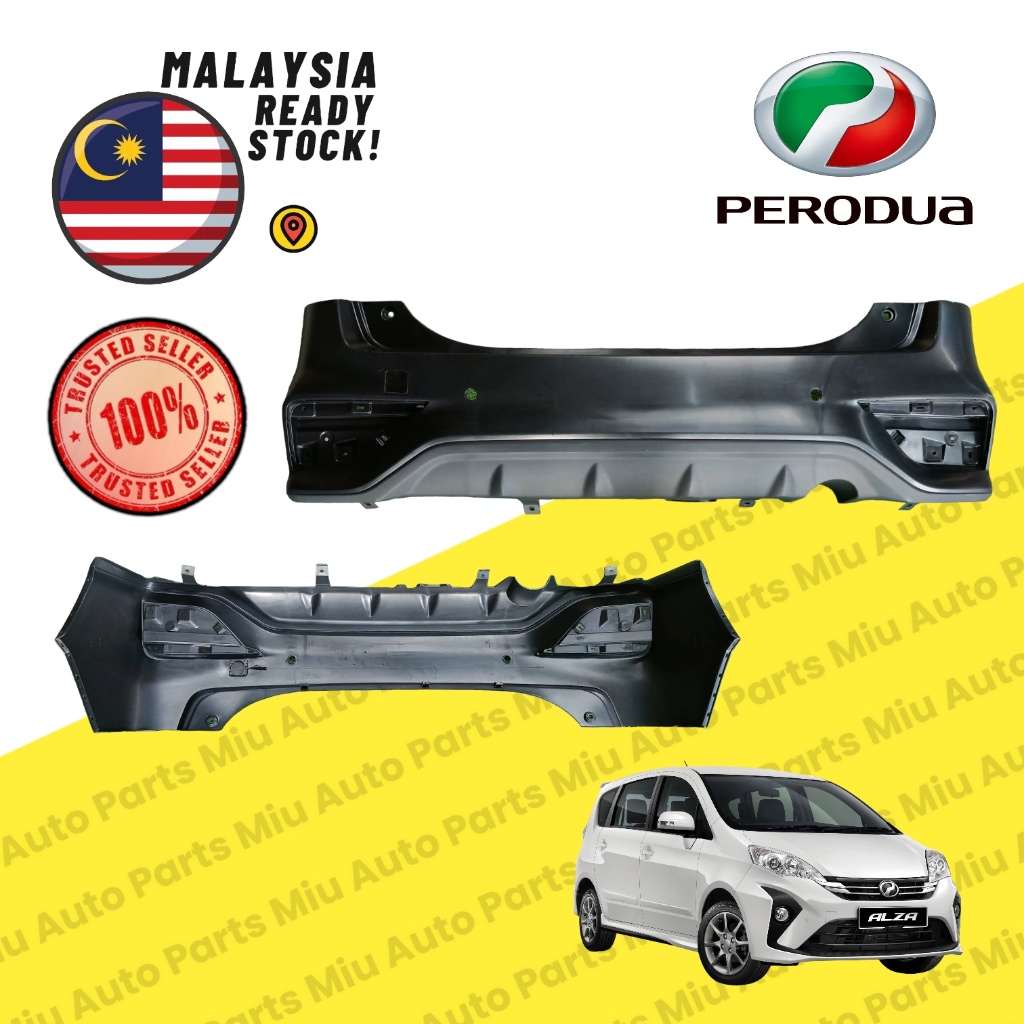 PERODUA ALZA 2018 REAR BUMPER WITH HOLE (NEW) | Shopee Malaysia
